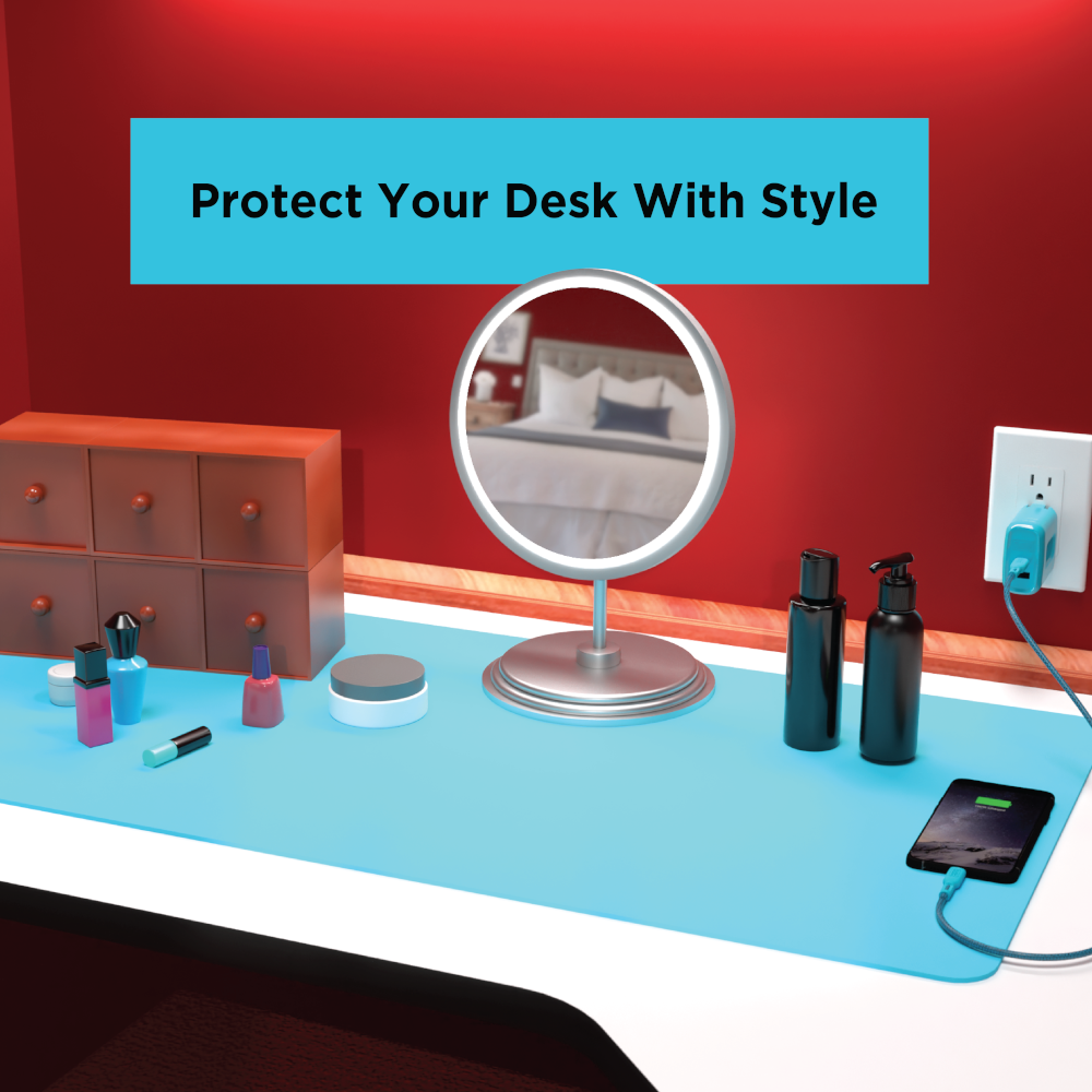 E-Filliate Brands|COMPUTER DESK MAT, STANDARD, BD Coral Rose